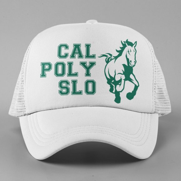 Team Fans | Accessories | New Cal Poly Mustangs Slo Foam Trucker Mesh ...